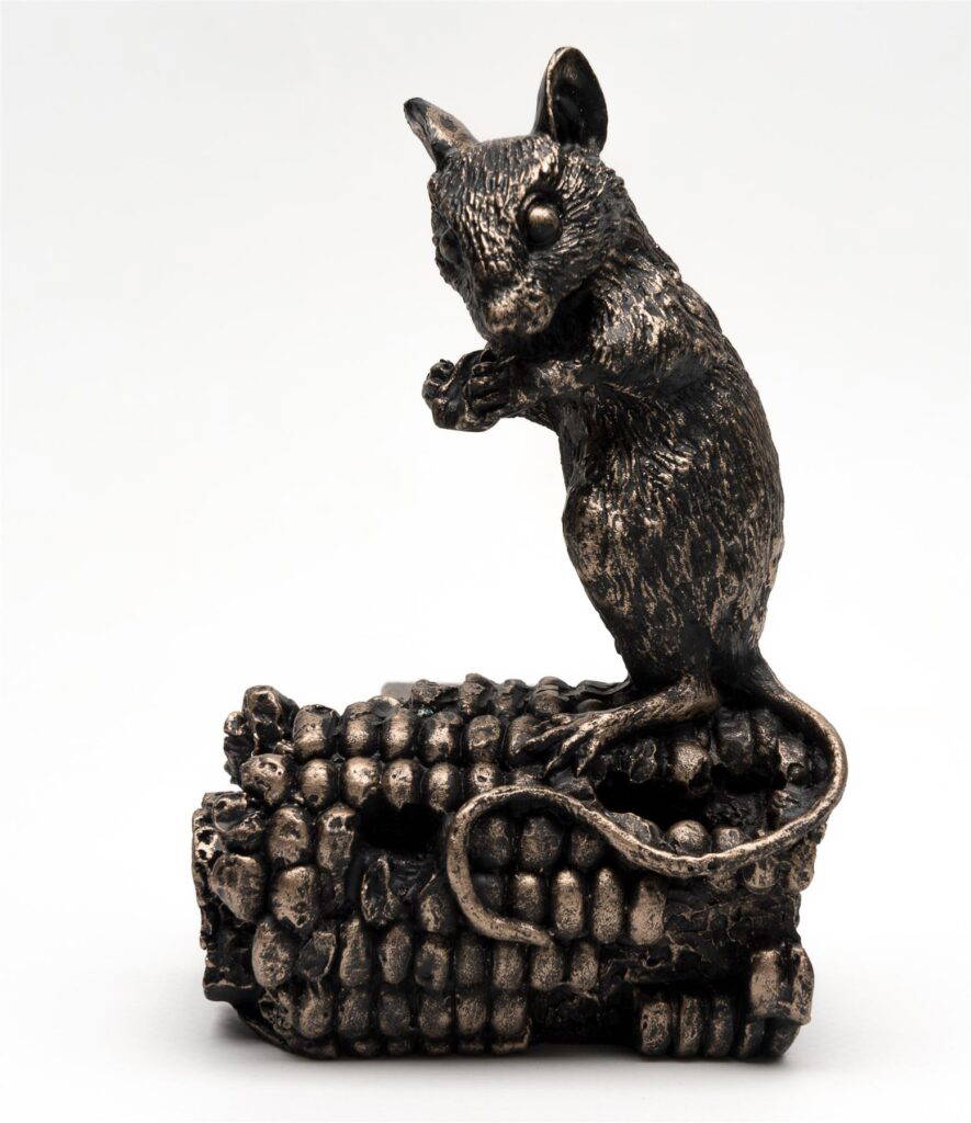 Harvest Mouse On Corn Plant Pot Feet - Set of 3 - Jardinopia Ltd