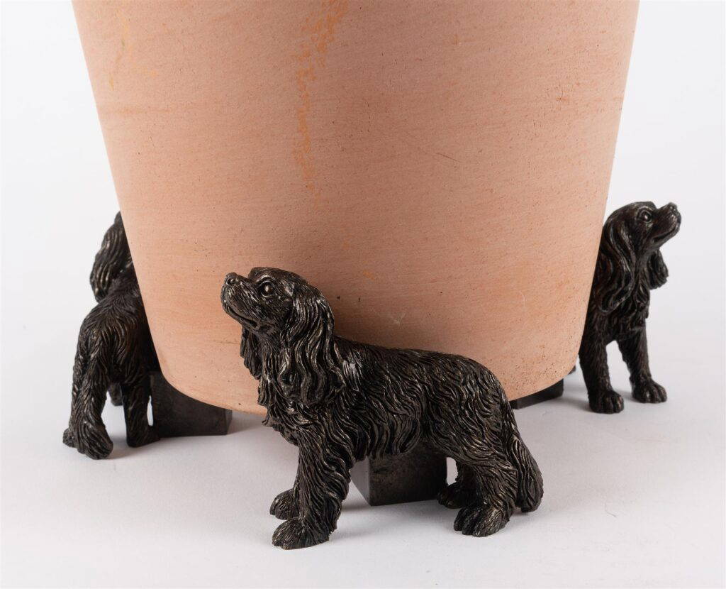Cavalier King Charles Spaniel Plant Pot Feet - Set of 3 - Jardinopia Ltd
