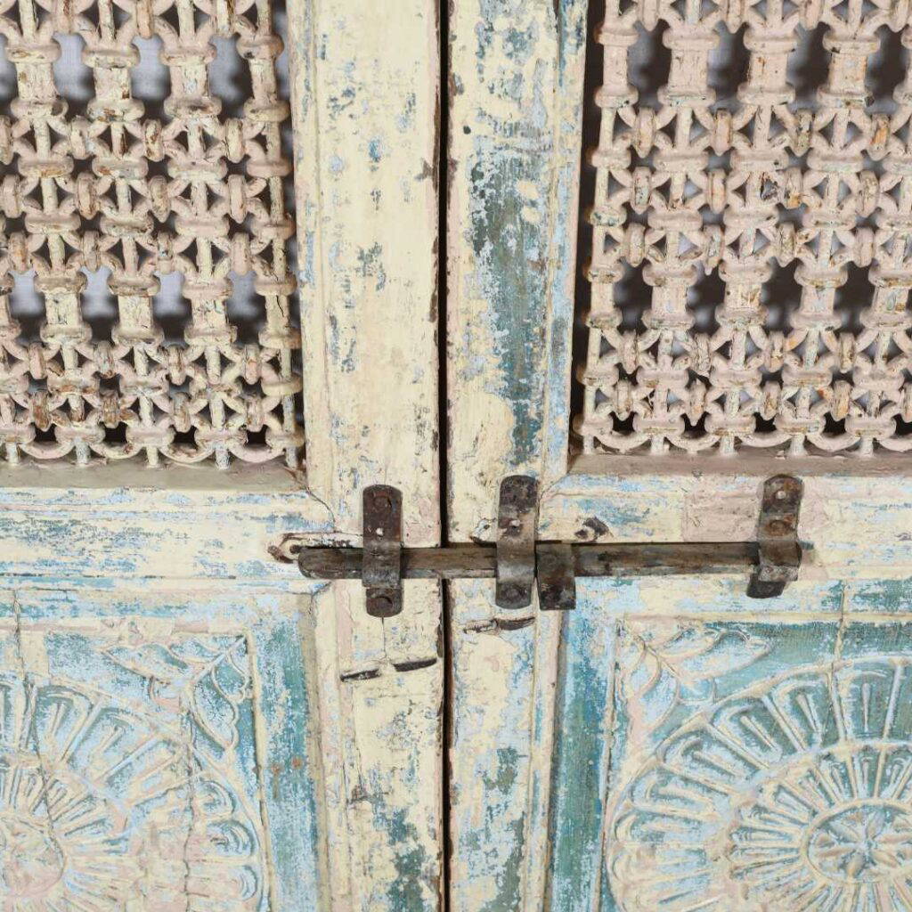 Antique Indian Jali Door - Jardinopia Ltd